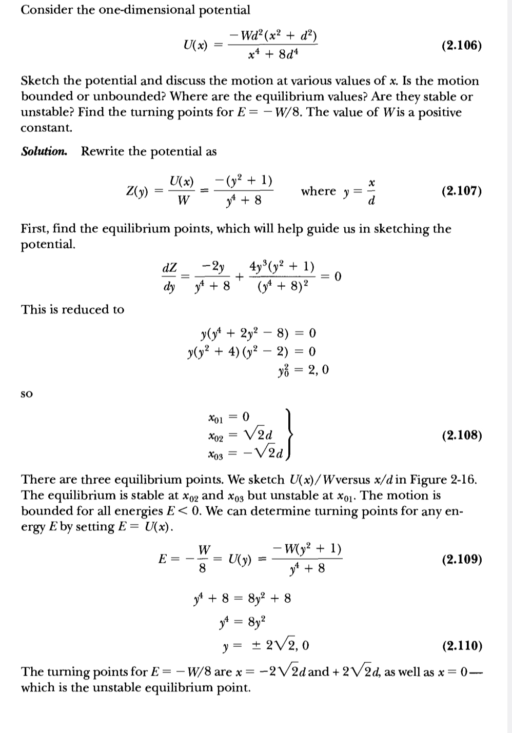 Solved Consider the one-dimensional | Chegg.com