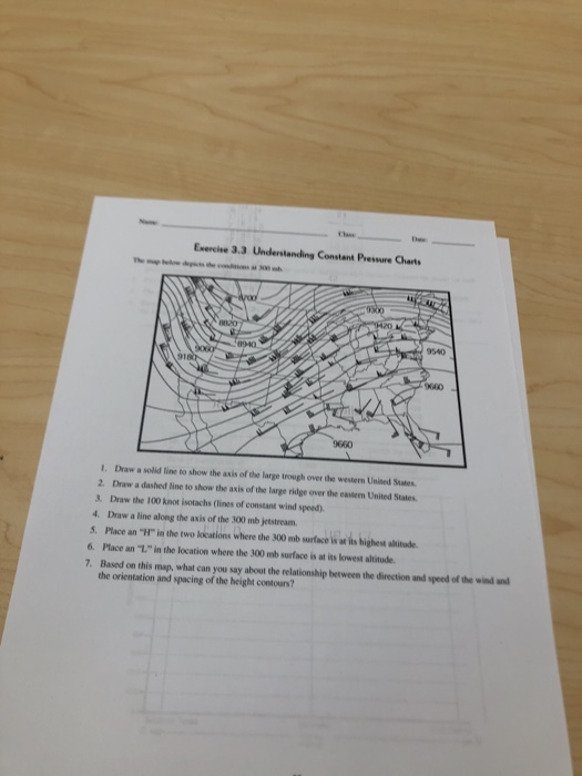 Exercise 3.3 Understanding Constant Pressure Charts | Chegg.com