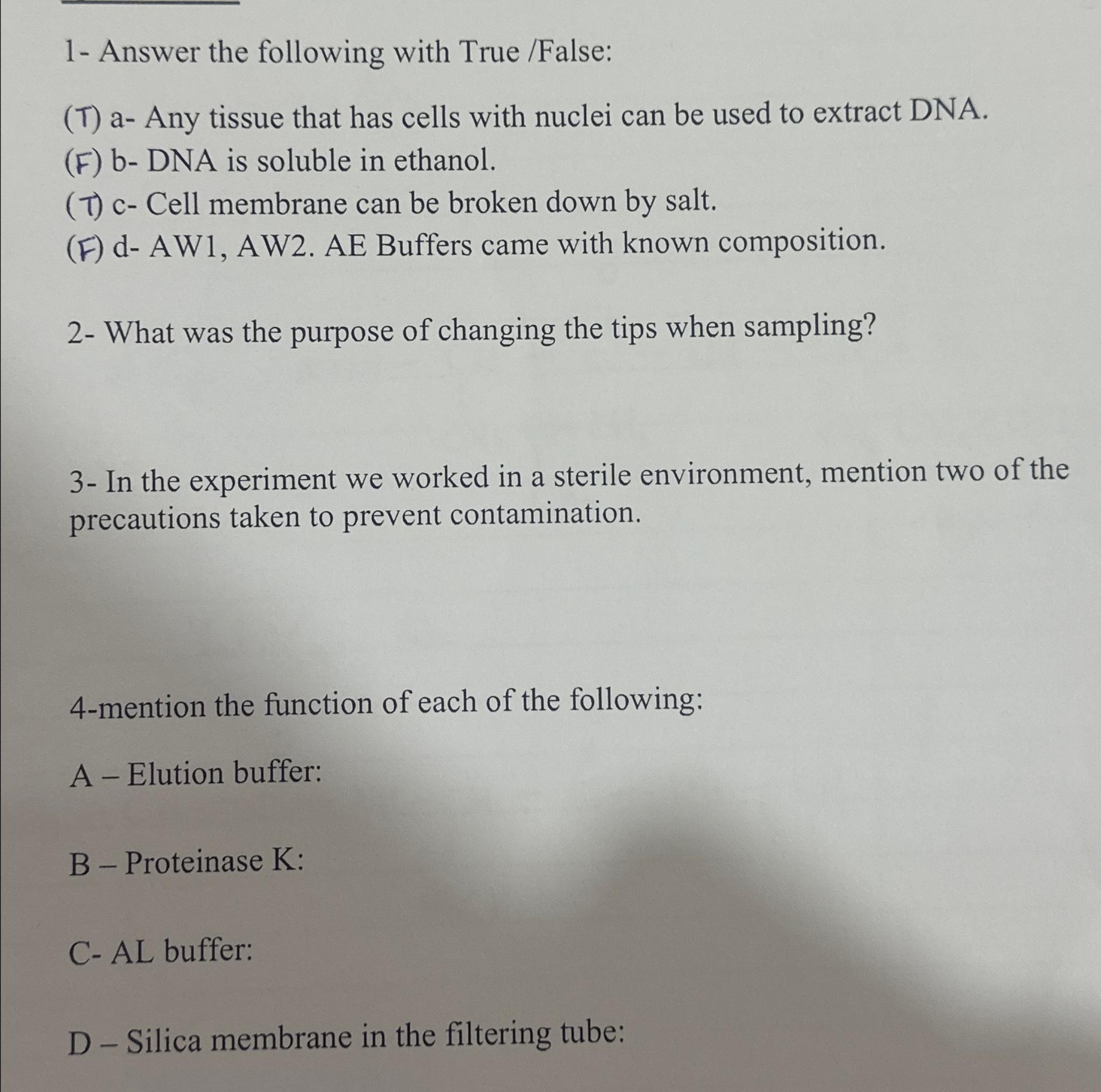 Solved 1- ﻿Answer the following with True/False:(T) ﻿a- ﻿Any | Chegg.com