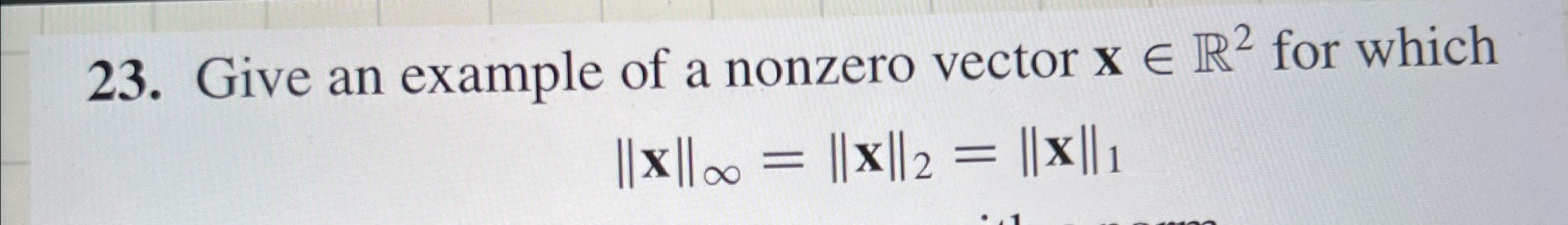 Solved Give an example of a nonzero vector ξnR2 ﻿for | Chegg.com