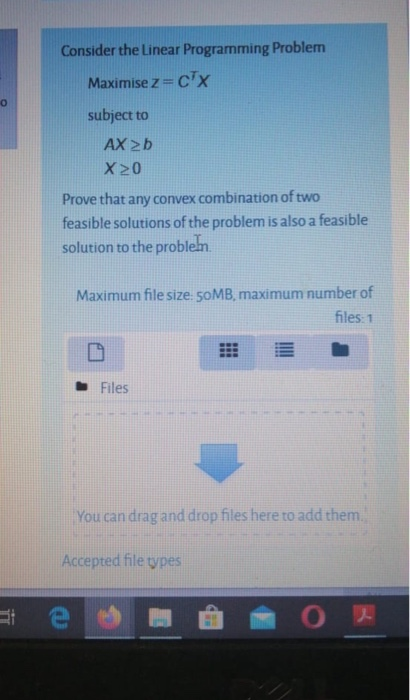 Solved Consider The Linear Programming Problem Maximise Z 0209