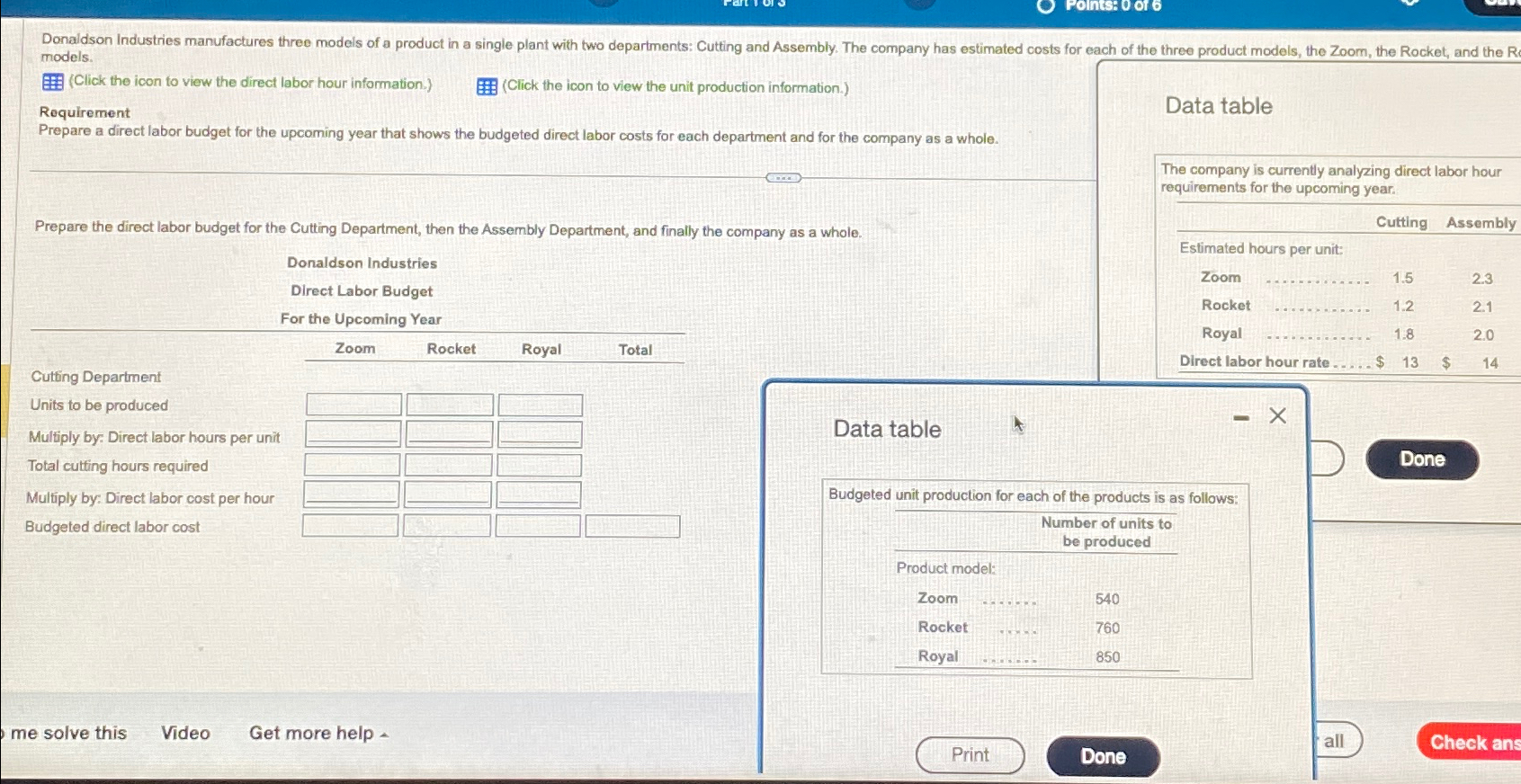 Solved models.(Click the icon to view the direct labor hour | Chegg.com