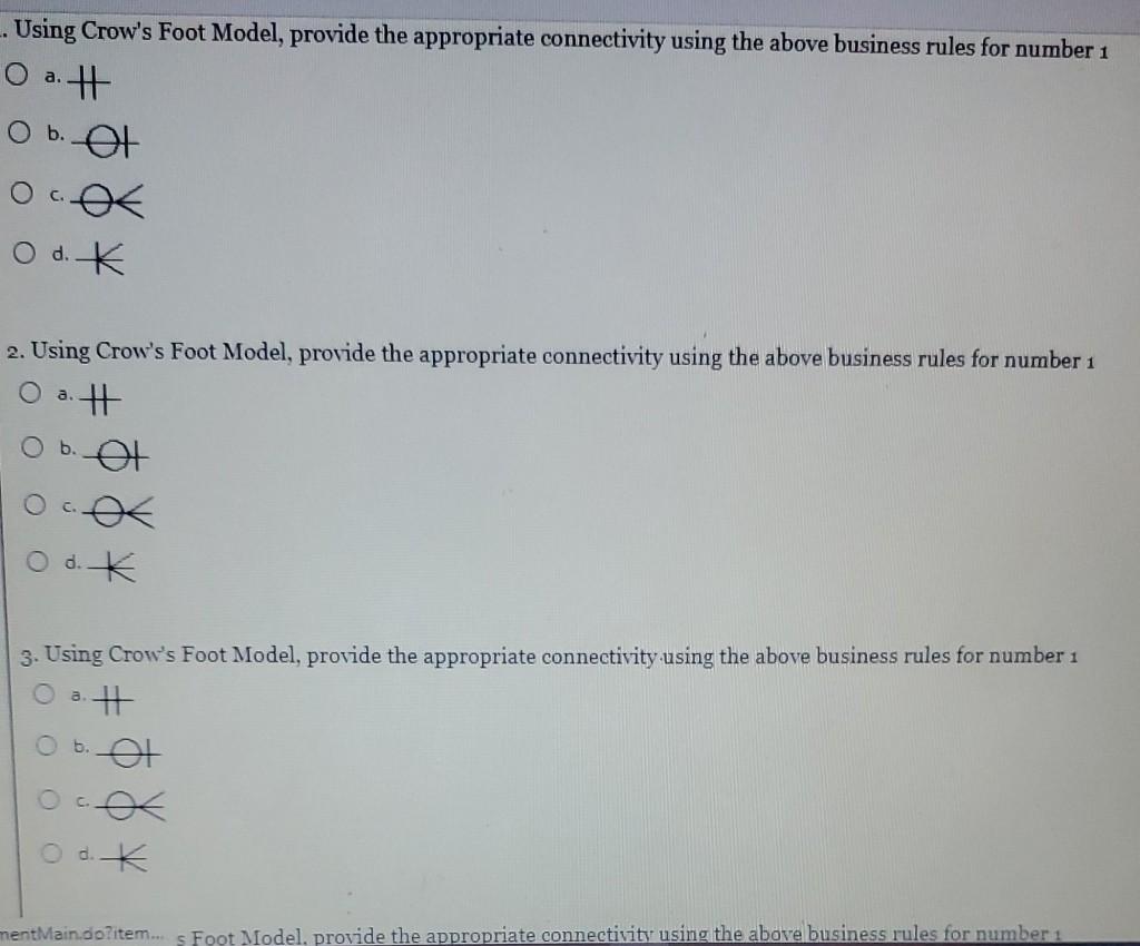 Lead Management Using Crow's Foot Model, provide the | Chegg.com