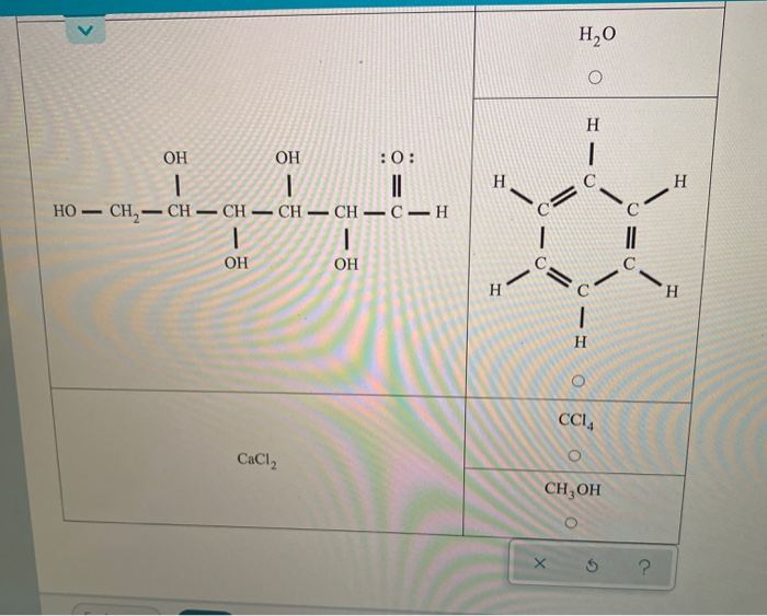 Solved O GASES. LIQUIDS, AND SOLIDS Applying like dissolves | Chegg.com