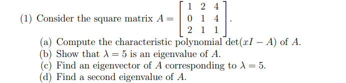 Solved PLEASE DO ALL THE QUESTIONS (1) ﻿Consider the square | Chegg.com
