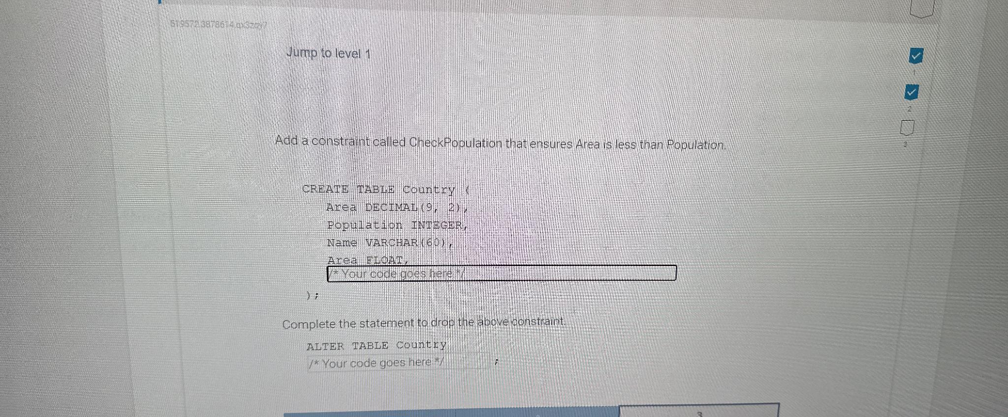 Solved Jump to level 1Add a constraint called | Chegg.com
