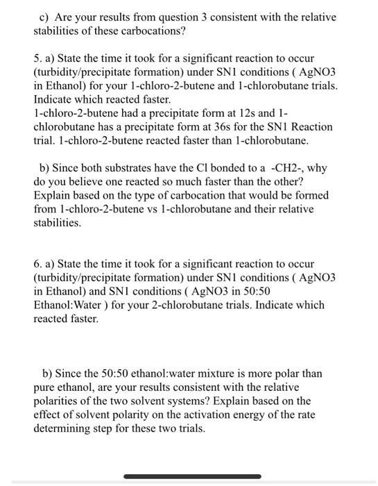 Solved Table 1: SN2 Favored Reaction Conditions Nal in | Chegg.com