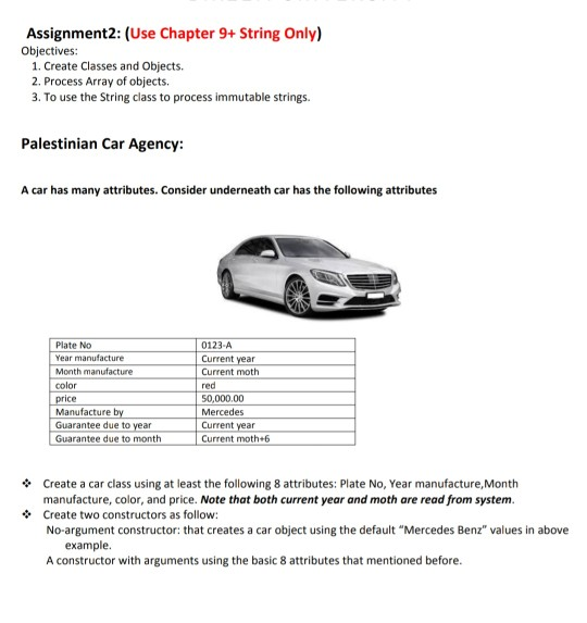 Solved Assignment2: (Use Chapter 9+ String Only) Objectives: | Chegg.com