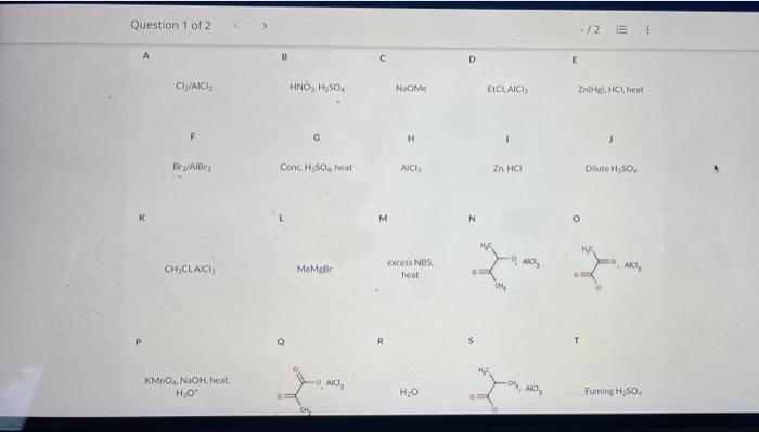 Solved Current Attempt in Progress Identify the reagents | Chegg.com