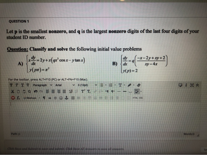 Solved QUESTION 1 Let p is the smallest nonzero, and q is | Chegg.com
