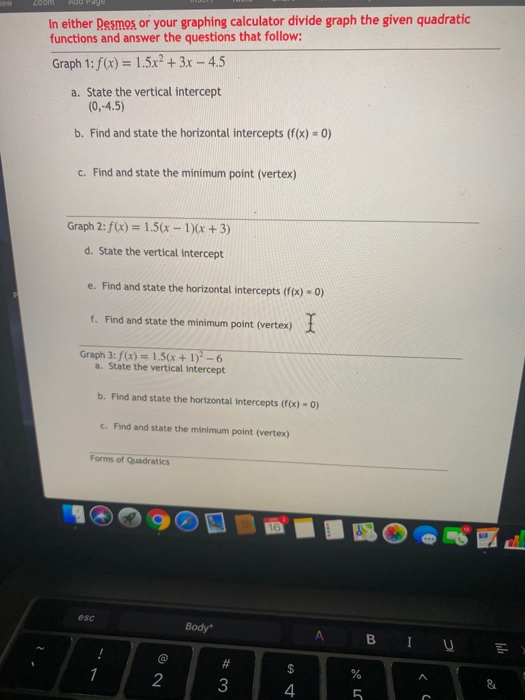 Solved In either Desmos or your graphing calculator divide | Chegg.com