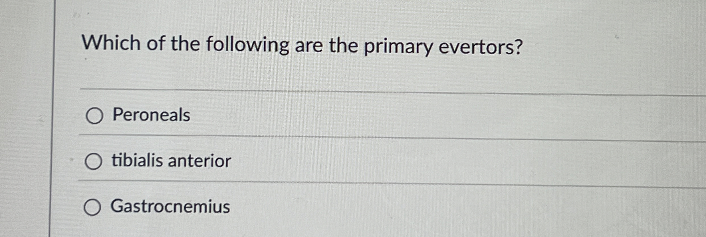 Solved Which of the following are the primary | Chegg.com