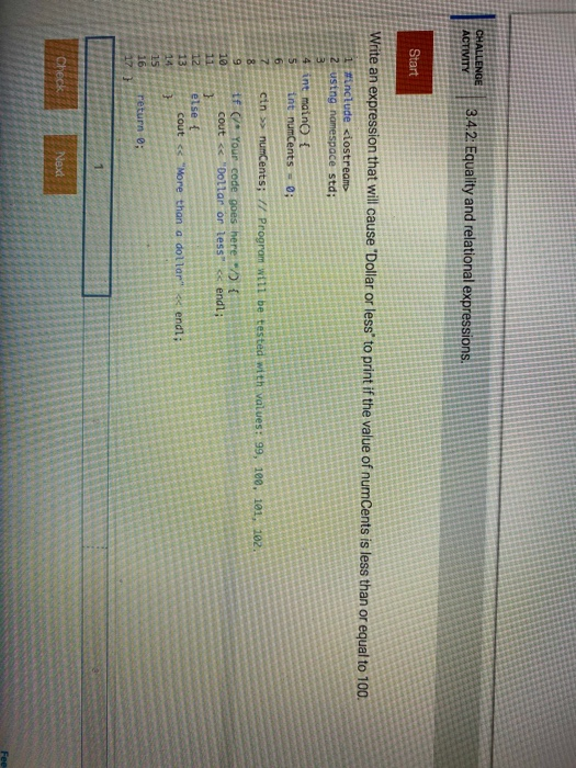 Solved CHALLENGE ACTIVITY 3.4.1: Enter the output for the | Chegg.com