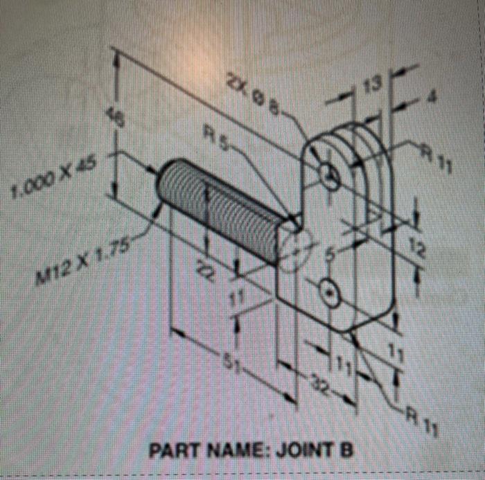 Solved how to draw this threaded screw part in catia step by | Chegg.com