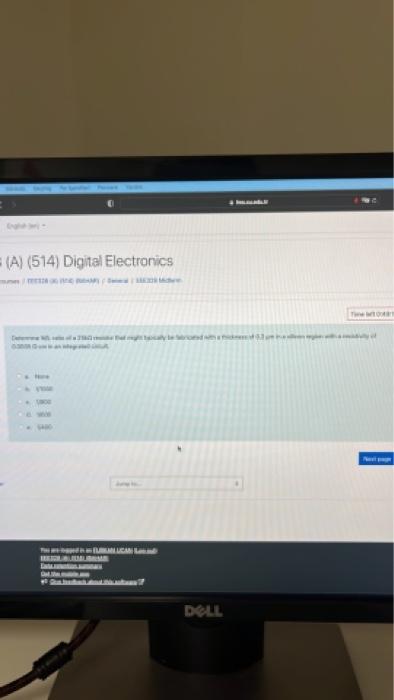 (A) (514) Digital Electronics | Chegg.com