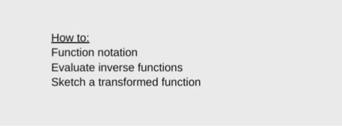 Solved How to: Function notation Evaluate inverse functions | Chegg.com