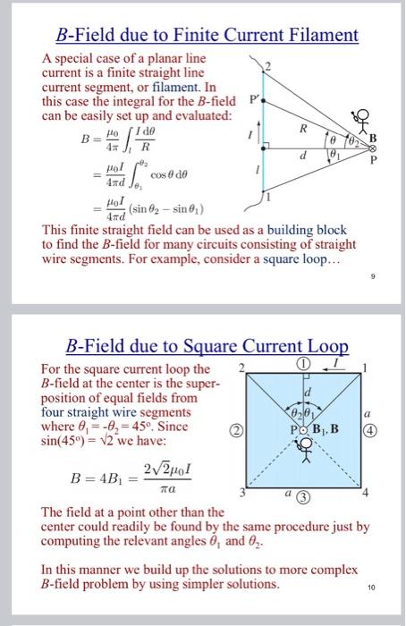 Solved 11.1 Consider the square current loop of Example 6.2 | Chegg.com