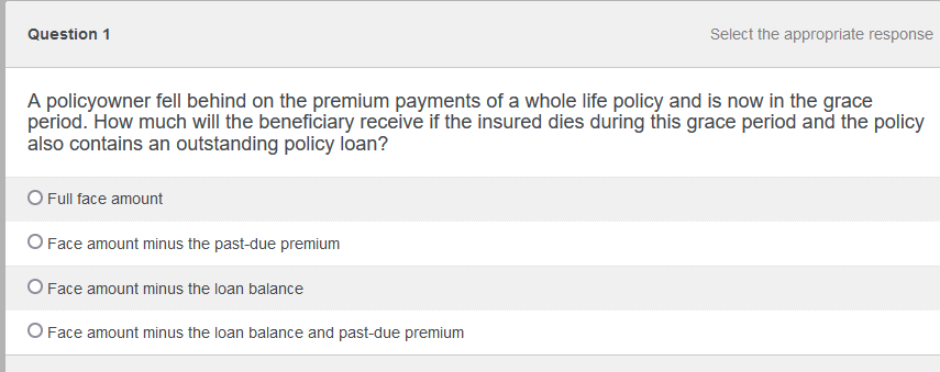 Solved Question 1Select the appropriate responseA | Chegg.com Solved Question 1Select the appropriate responseA | Chegg.com