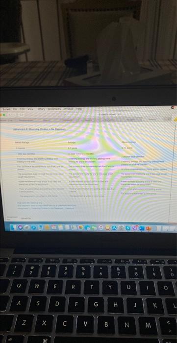 Assignment 2/ Observing Children in the Classroom | Chegg.com
