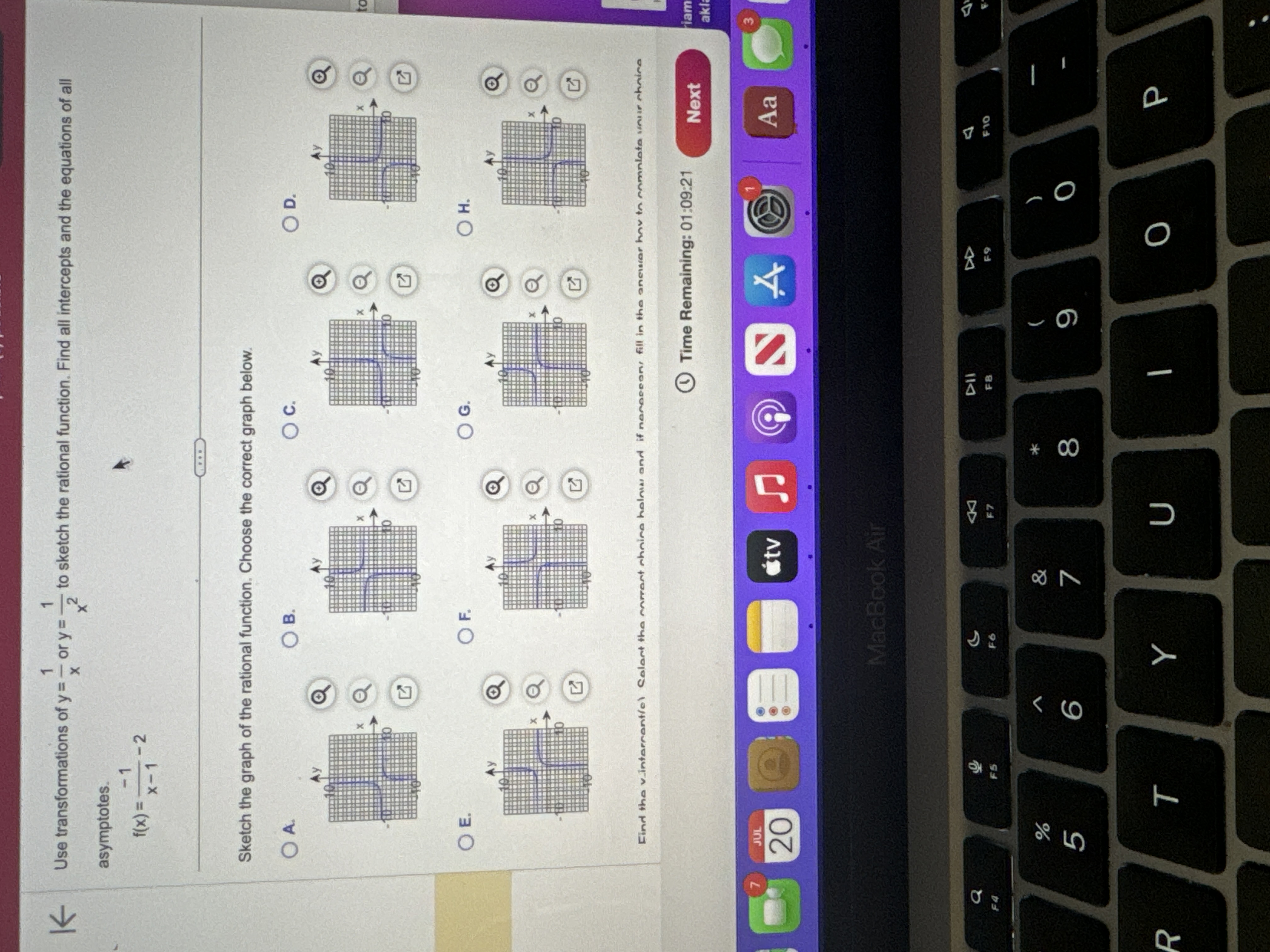 Solved Use transformations of y=1x or y=1x2 to ﻿sketch the | Chegg.com