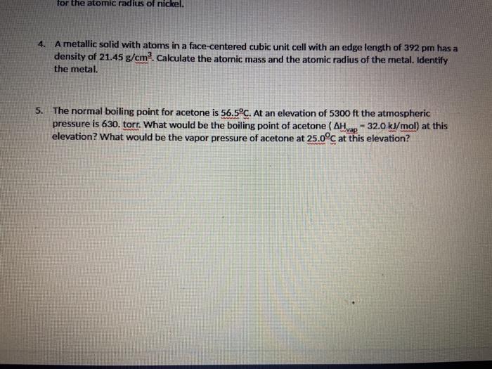 Solved 1. Consider the following compounds and formulas. | Chegg.com