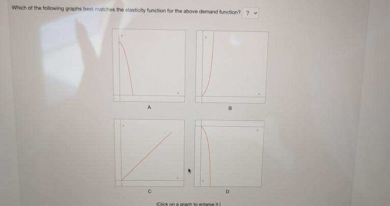 Solved (1 point) Consider the following demand function with | Chegg.com