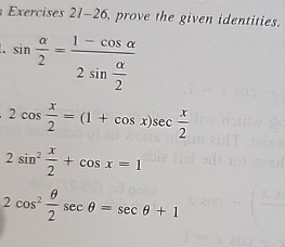 Solved Exercises 21-26, ﻿prove the given | Chegg.com