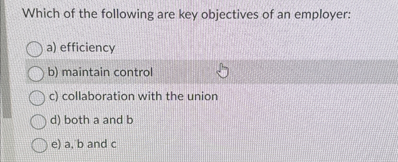 Solved Which of the following are key objectives of an | Chegg.com