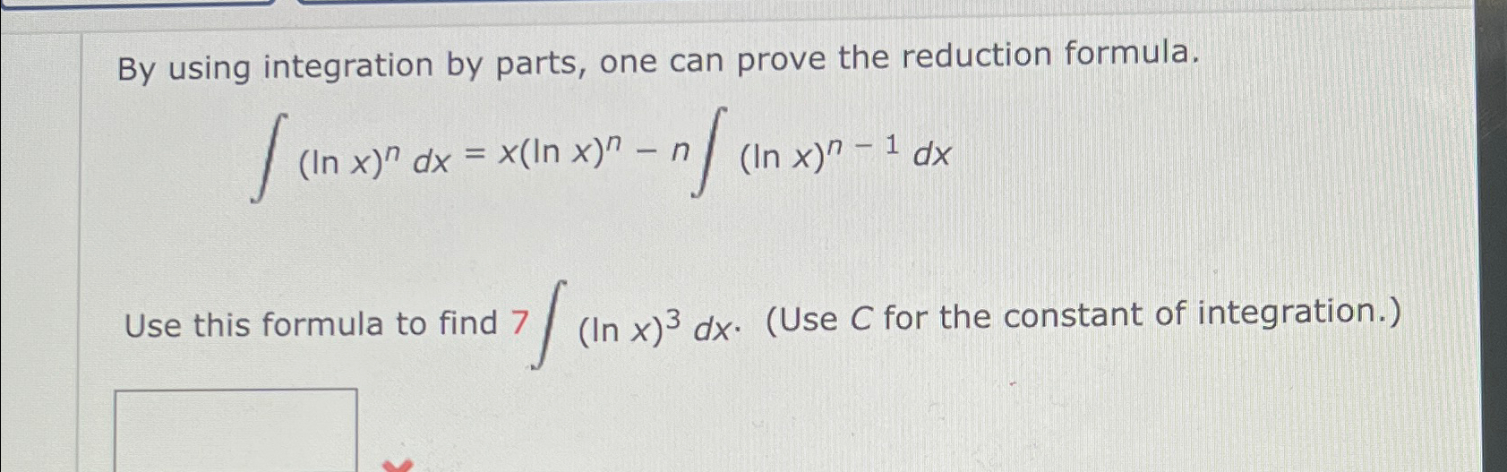 Solved By using integration by parts, one can prove the | Chegg.com