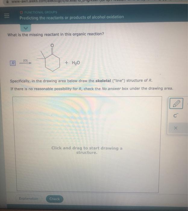 Solved www.own.aleks.com/deksu FUNCTIONAL GROUPS Predicting | Chegg.com