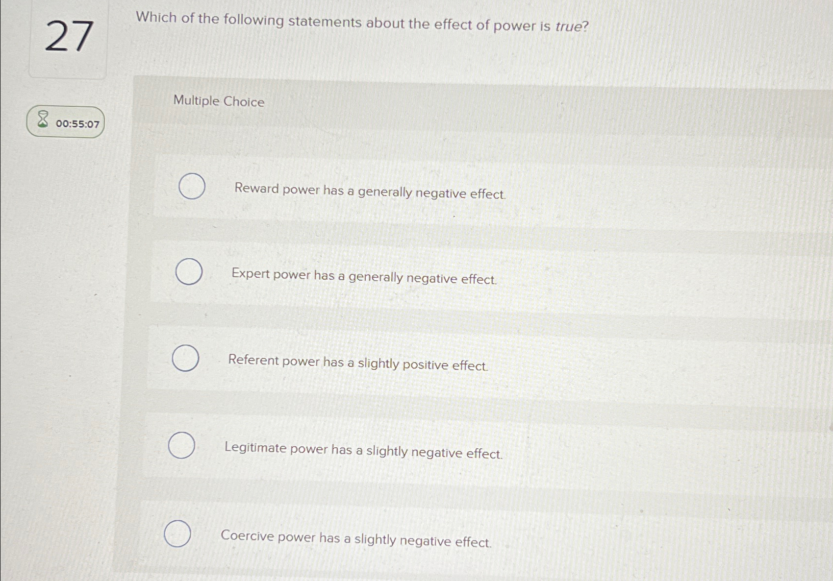 Solved 27Which of the following statements about the effect | Chegg.com