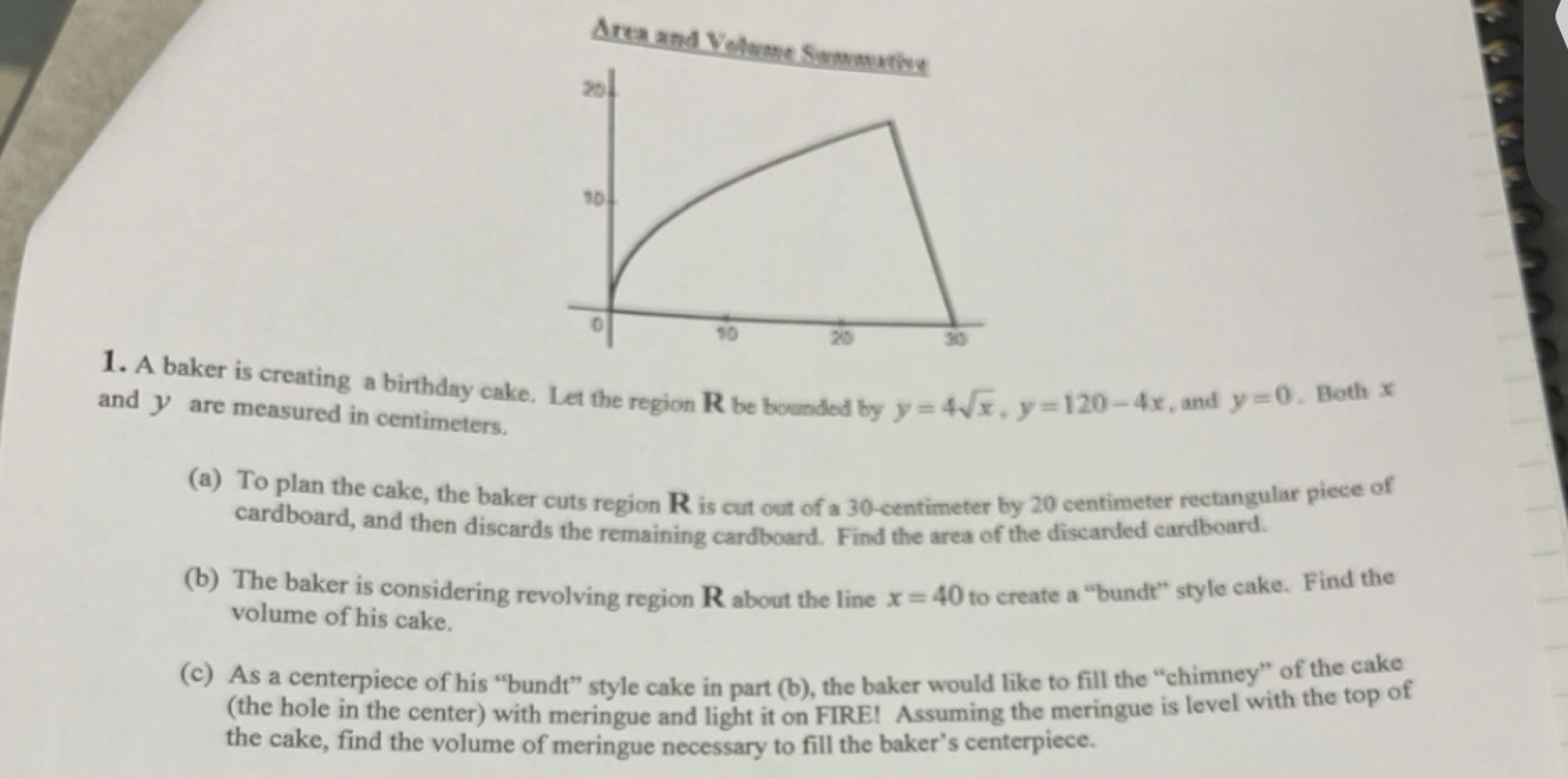 Solved Let M ﻿be the region the region bounded by y=x2,x=3, | Chegg.com