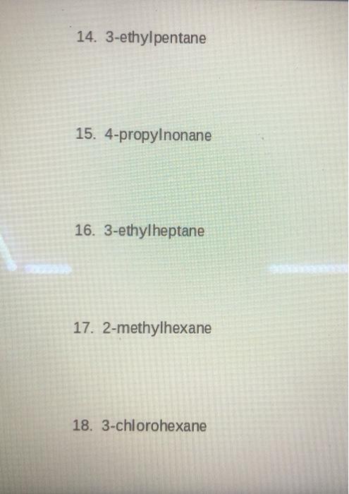 Solved Name the following compounds. 1. CH3CH2CHCH3 2. | Chegg.com