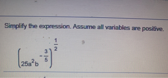 Solved Simplify the expression. Assume all variables are | Chegg.com