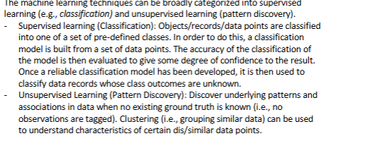 Solved The machine learning techniques can be broadly | Chegg.com