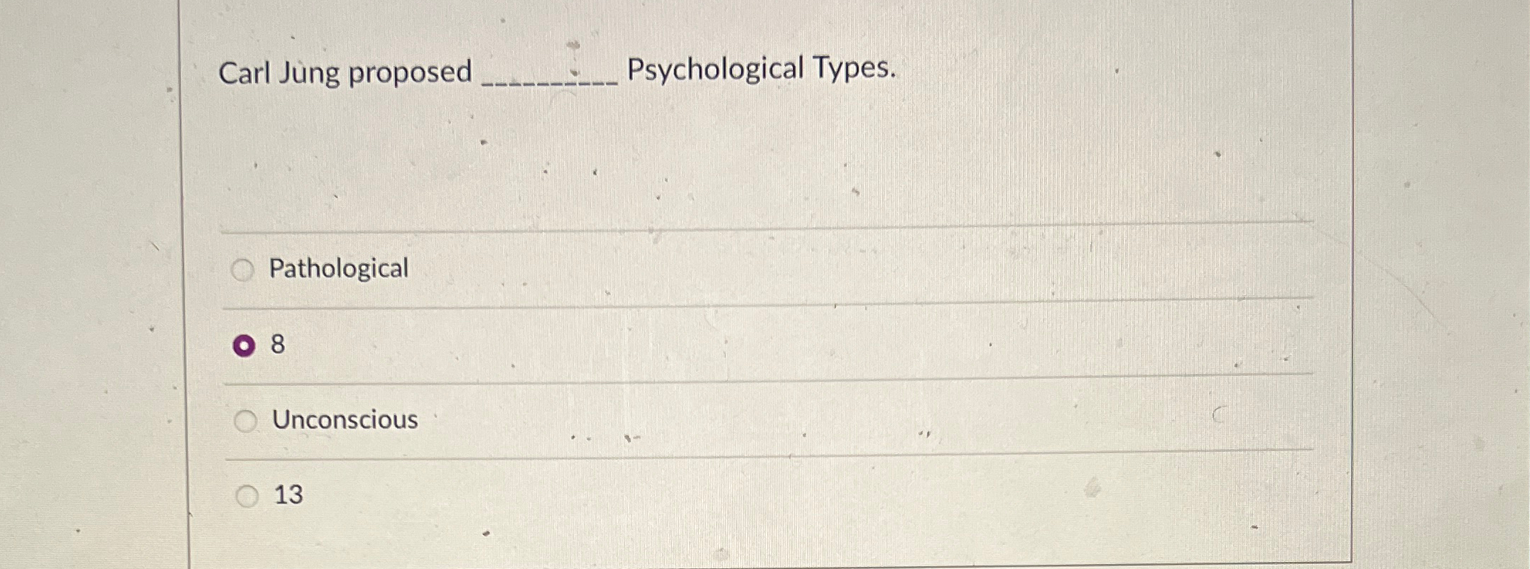 Solved Carl Jùng proposed Psychological | Chegg.com