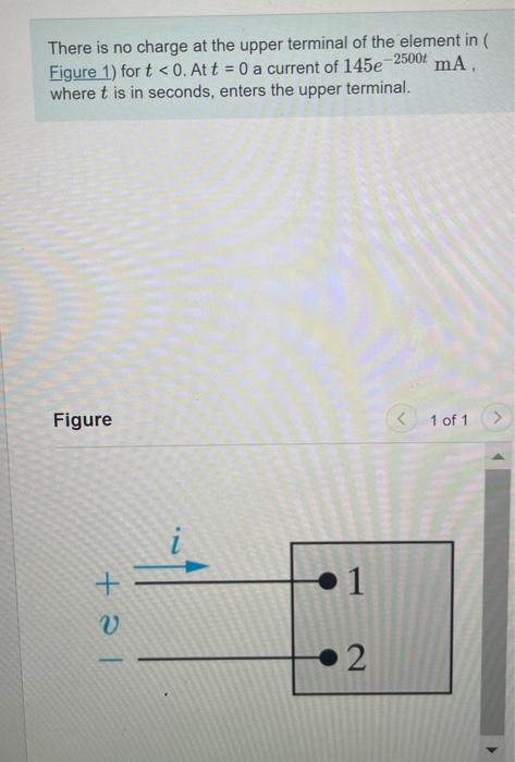 Solved There is no charge at the upper terminal of the | Chegg.com