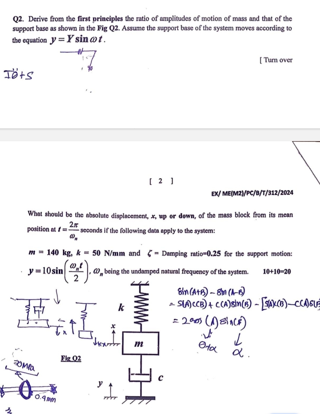 Solved Q2. ﻿Derive from the first principles the ratio of | Chegg.com