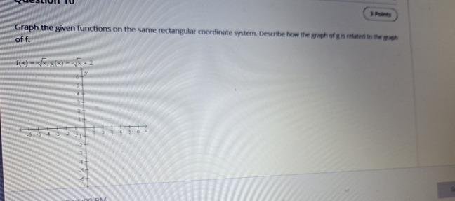 Solved Graph the given functions on the same rectangular | Chegg.com
