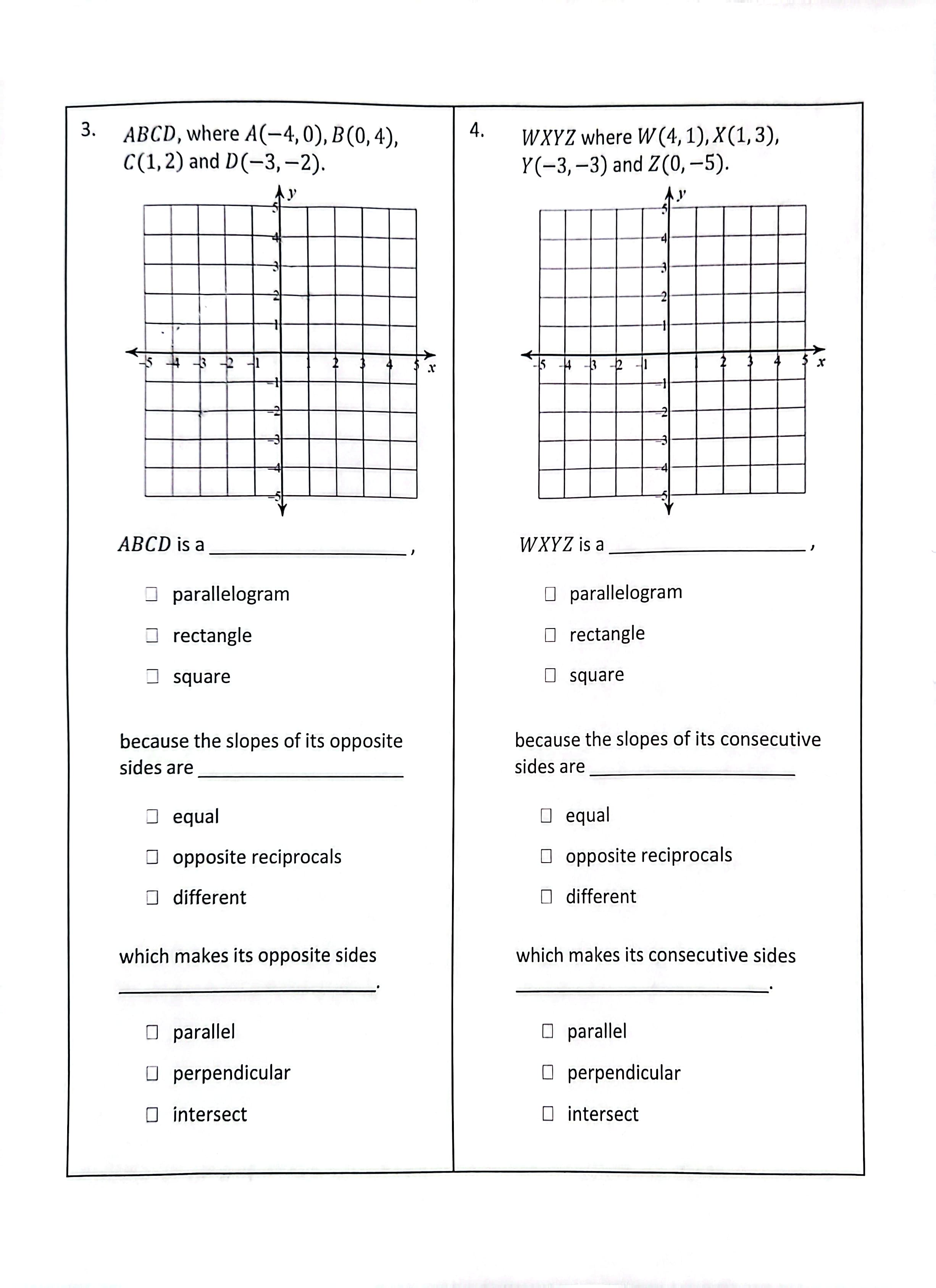 Solved ABCD, where A(-4,0),B(0,4),ABCD is | Chegg.com