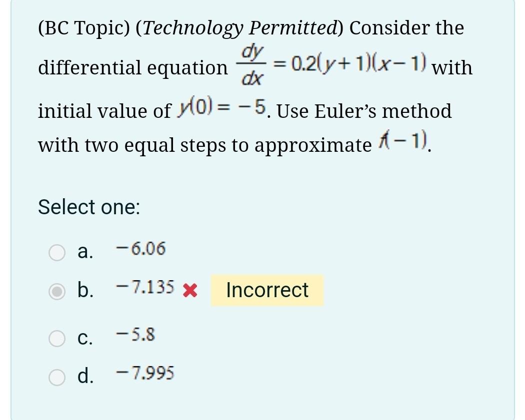 Solved (BC Topic) (Technology Permitted) Consider the | Chegg.com