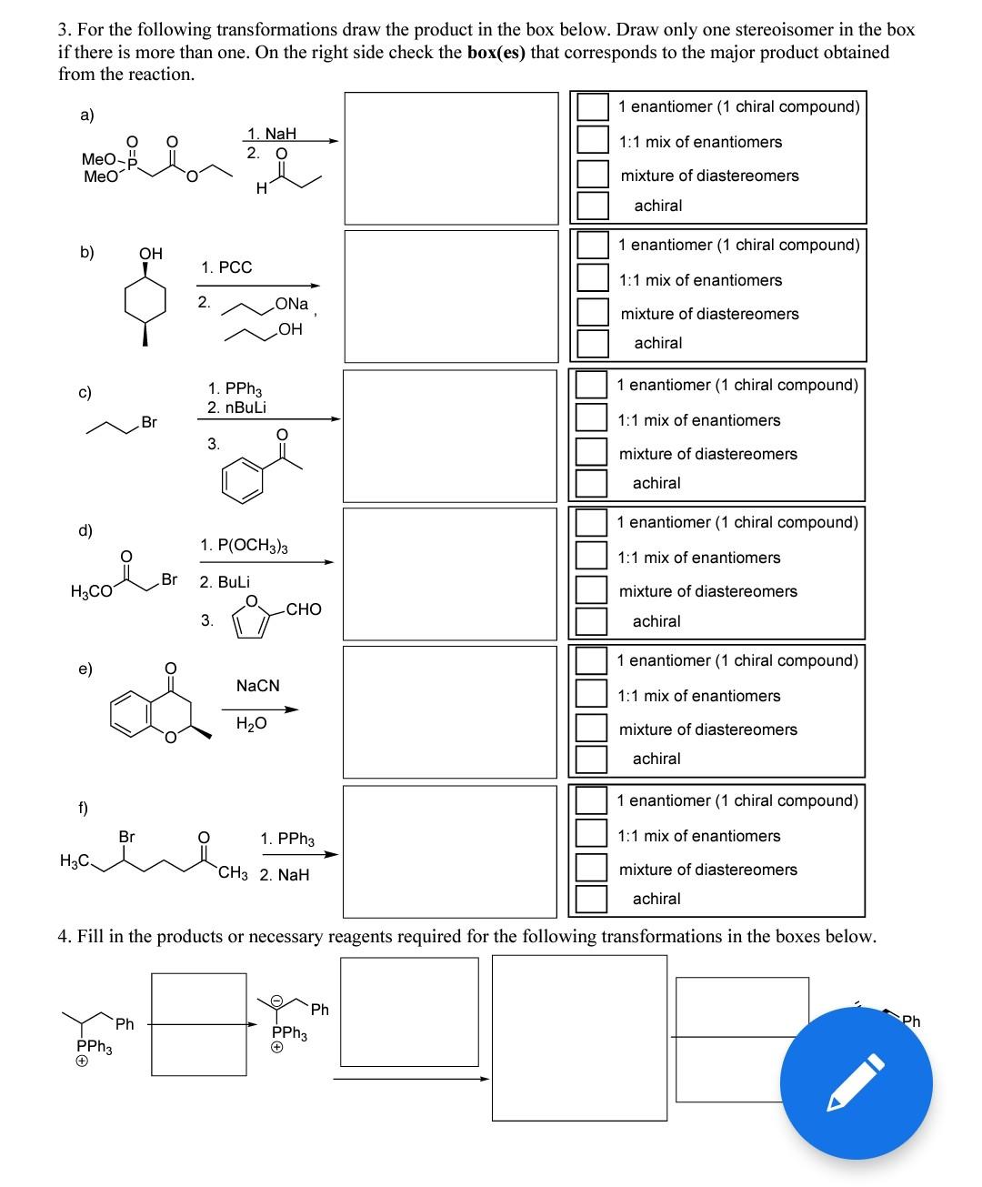 Solved Propose a sequence of reactions that efficiently | Chegg.com