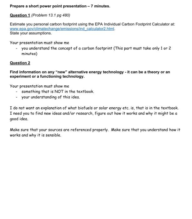 Solved Question 2 Find information on any "new" alternative | Chegg.com