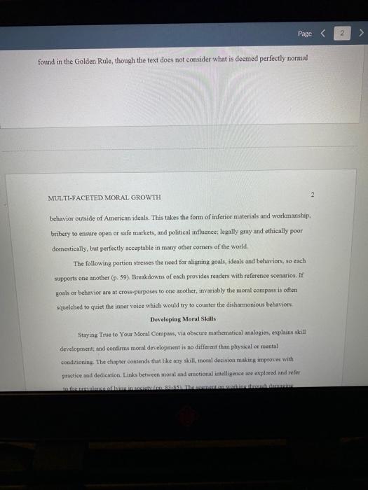 Solved Does this wroting sample demonstrate acceptable | Chegg.com