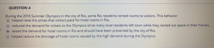 Solved QUESTION 4 During the 2016 Summer Olympics in the | Chegg.com