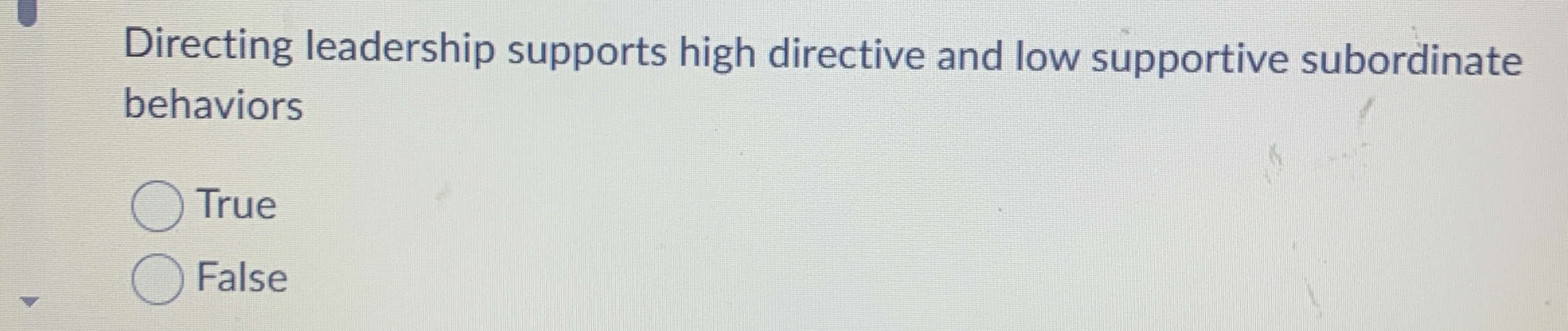 Solved Directing leadership supports high directive and low | Chegg.com