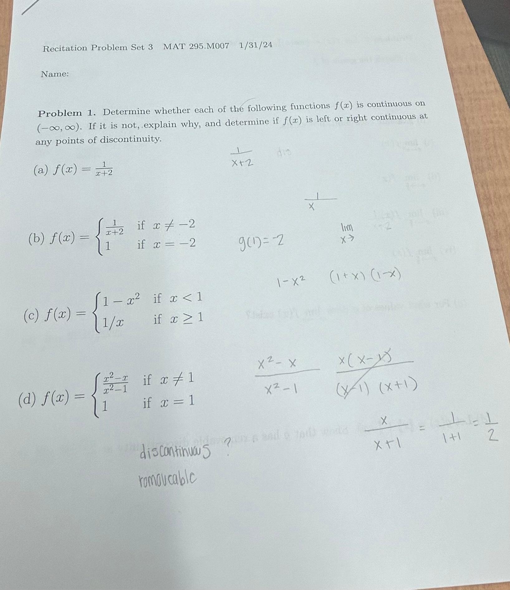Solved Recitation Problem Set 3 MAT | Chegg.com Solved Recitation Problem Set 3 MAT | Chegg.com