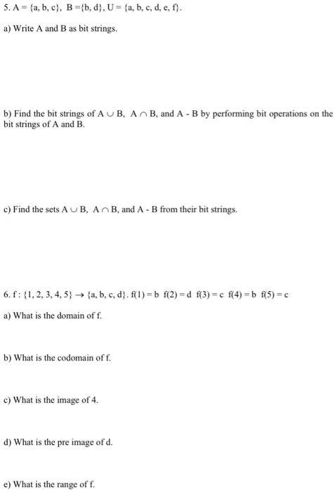 Solved 4. a) Prove A∩B=(Ac∪Bc)c using membership table. | Chegg.com