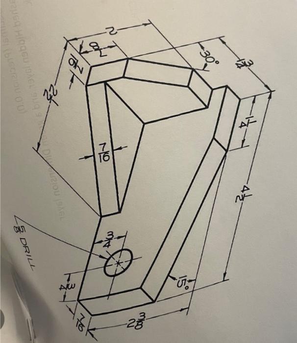 Solved how can i draw this on aurocad. please give | Chegg.com