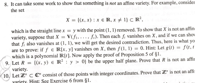 Solved Give an example to show an infinite union of affine | Chegg.com